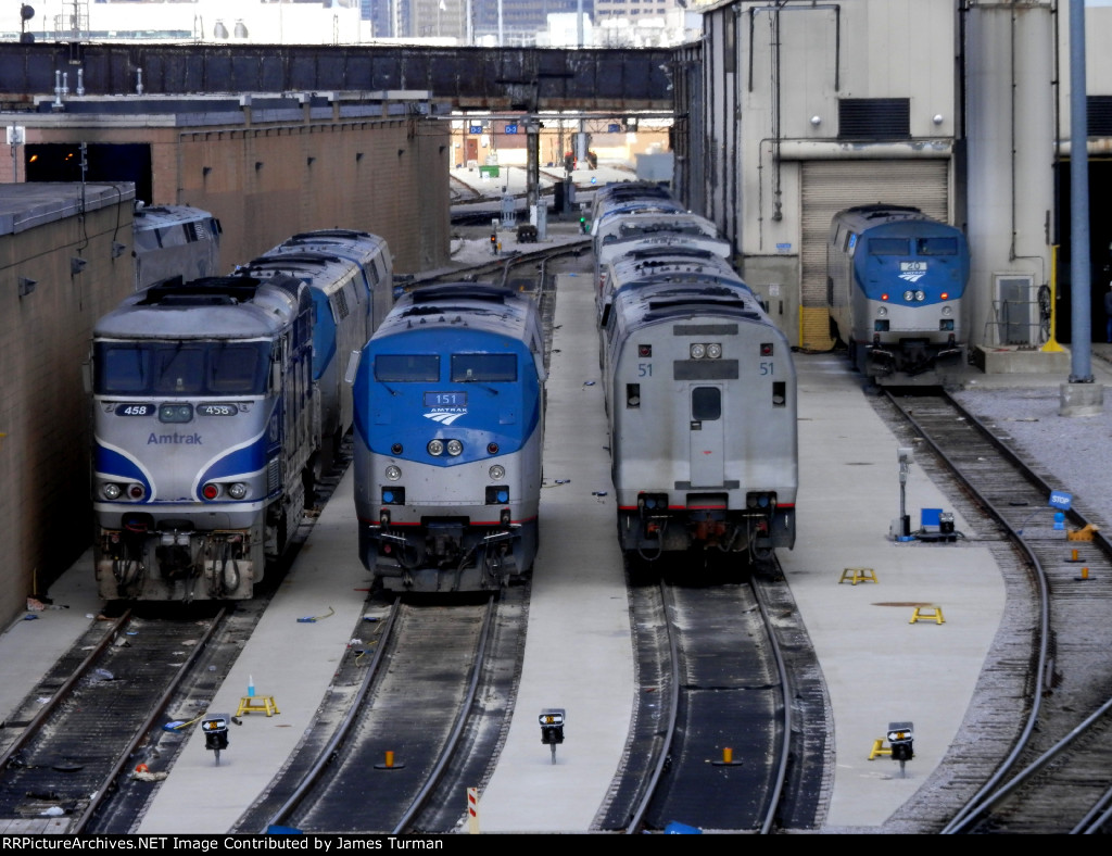 AMTK 458, AMTK 151, AMTK 51, & AMTK 20